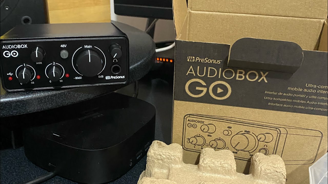 Audiobox Go unboxing - YouTube