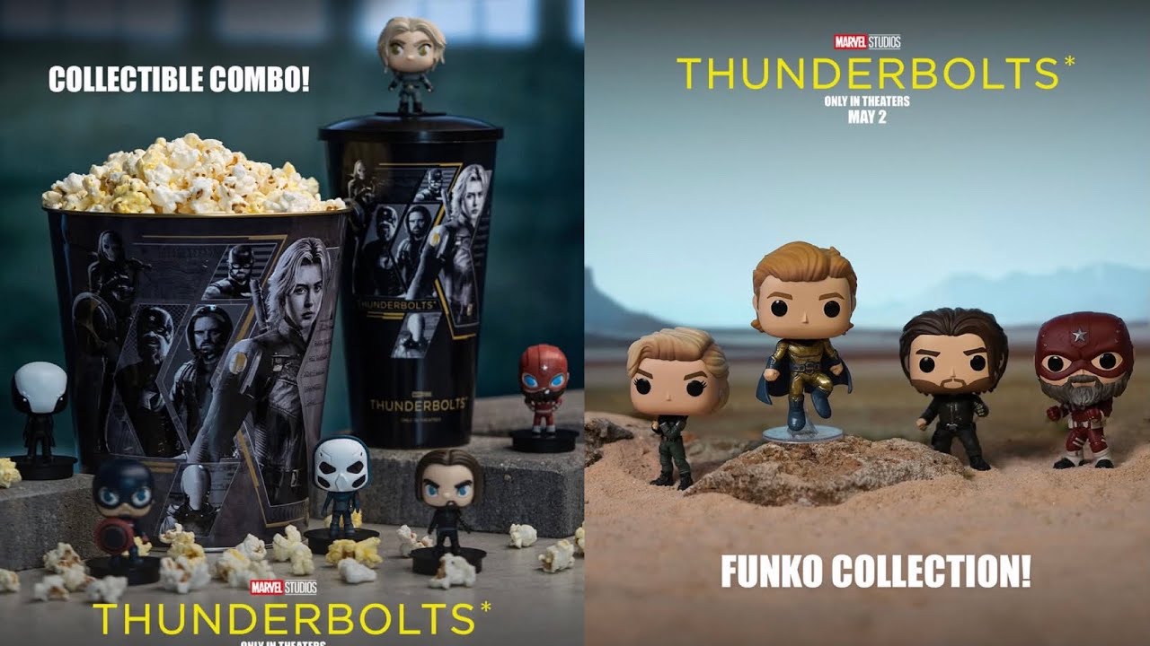 New Thunderbolts Popcorn merchandise revealed by Regal Cinemas - YouTube