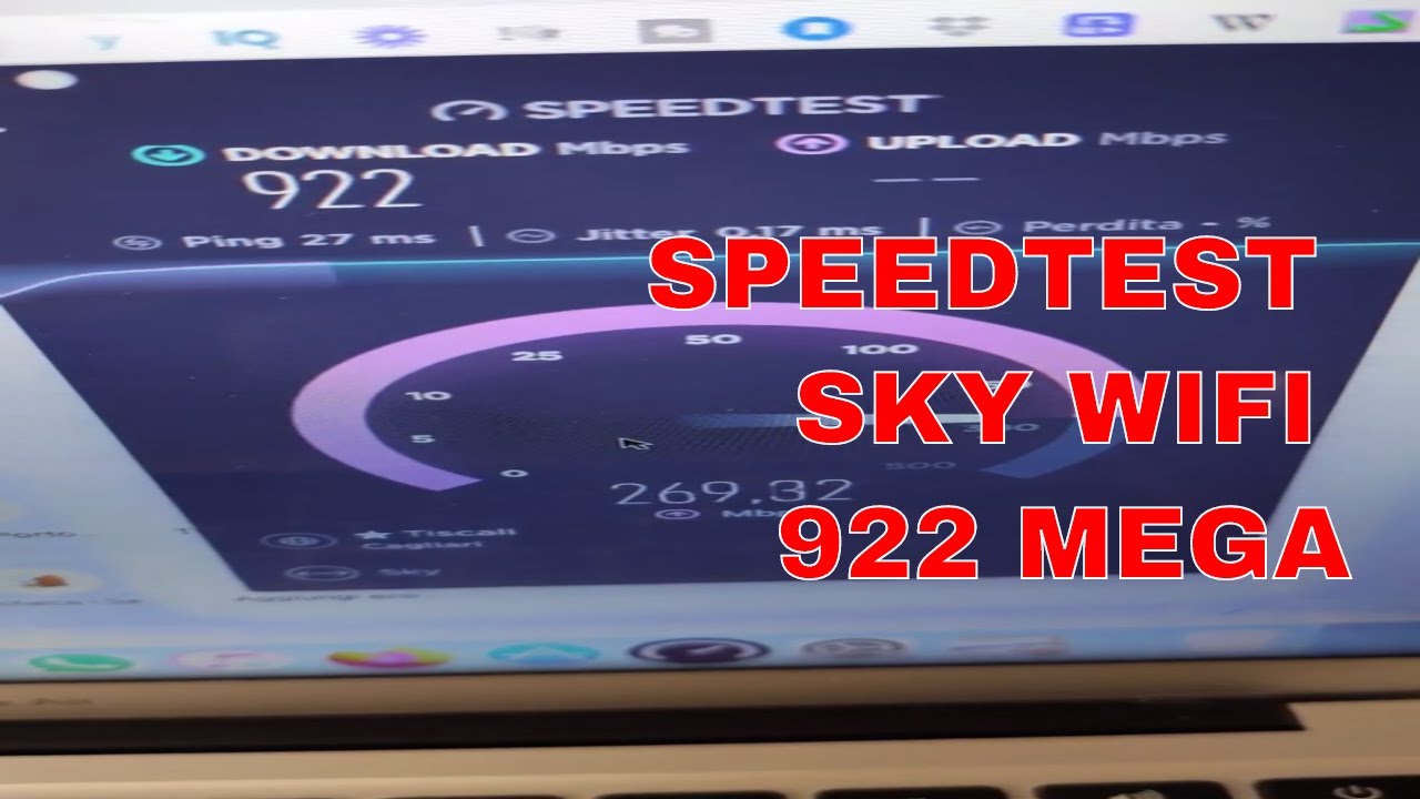Speedtest Sky Wifi per il gruppo Facebook Ftth - YouTube