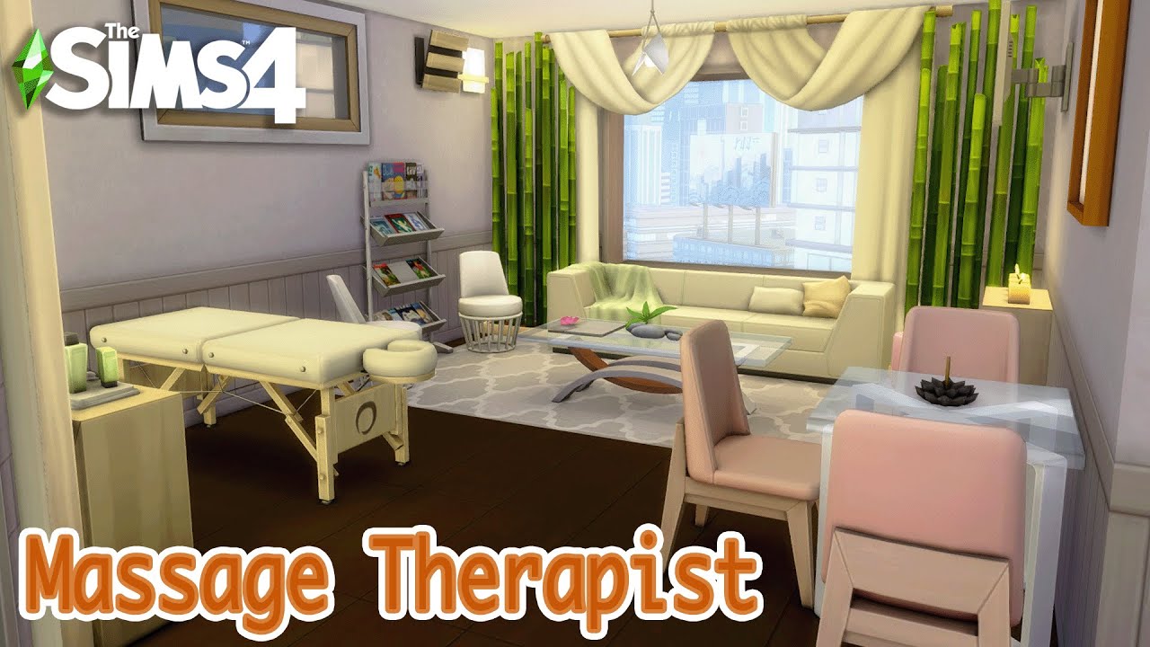 Massage and Wellness Therapist's Apartment | The Sims 4 Speed Build ...