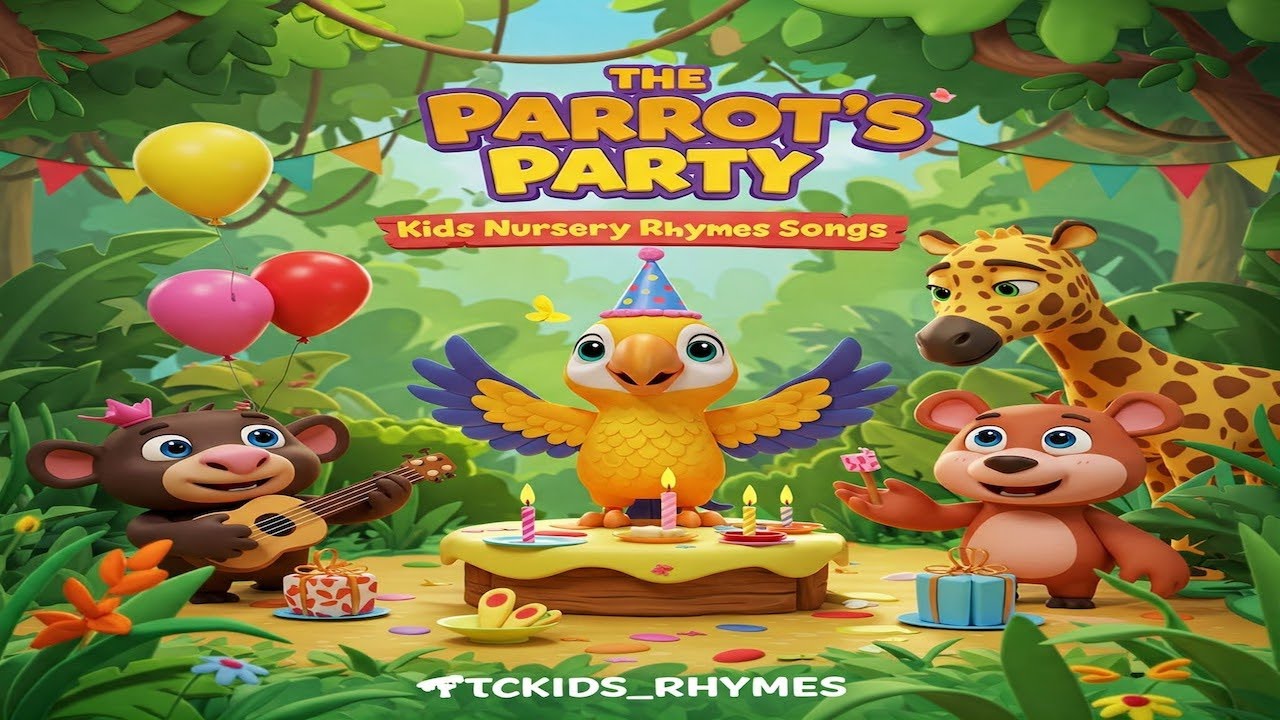 The Parrot’s Party Song | CTKIDS Nursery Rhymes & Kids Songs - YouTube