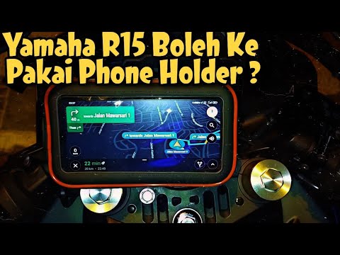 #Motorbike_13 | Yamaha R15 | Boleh Ke Pakai Phone Holder ? - YouTube