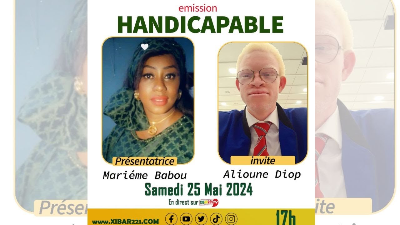 🔴DIRECT - EMISSION handicapable Invitée ALIOUNE DIOP - YouTube
