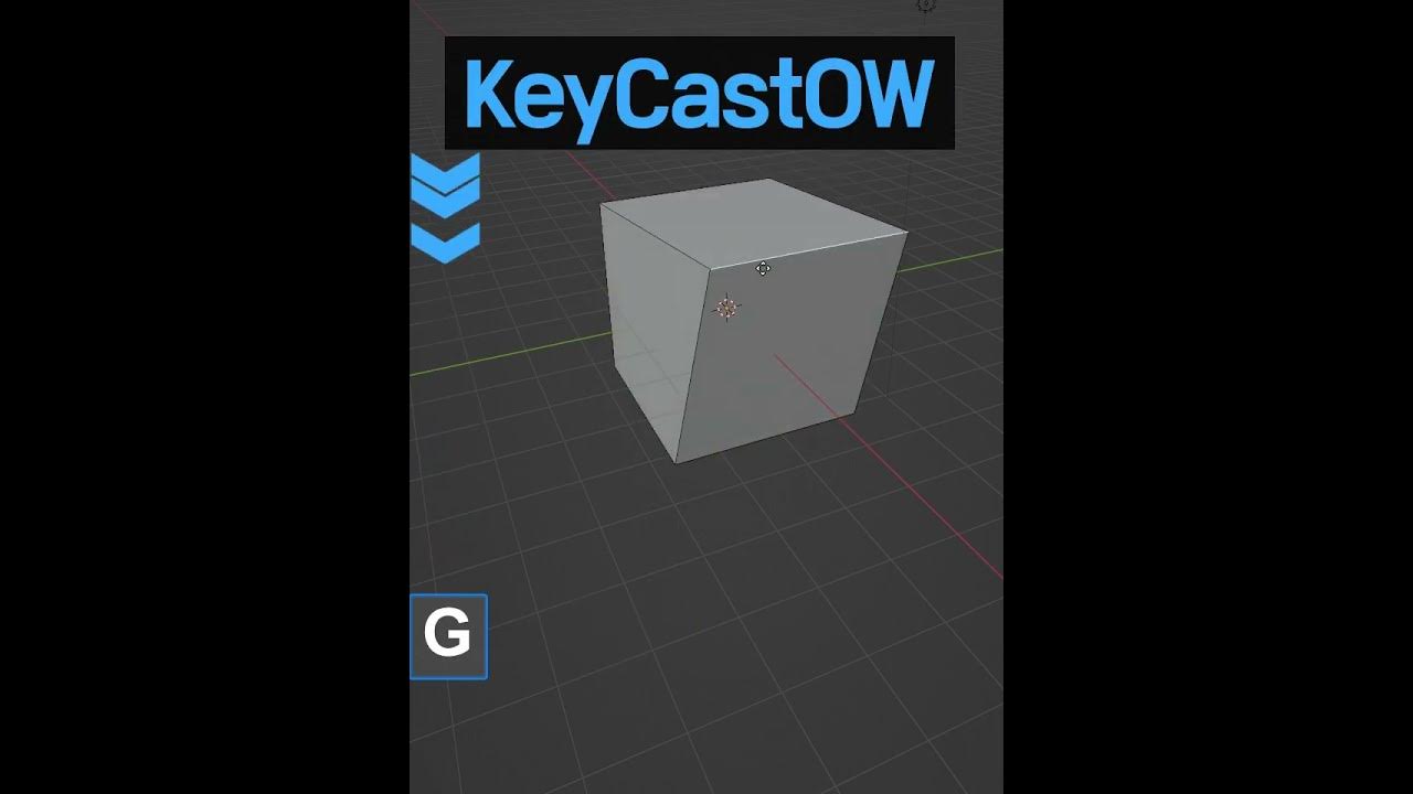 KeyCastOW - How to display the shortcut, lets you easily display your keystrokes while recording ...
