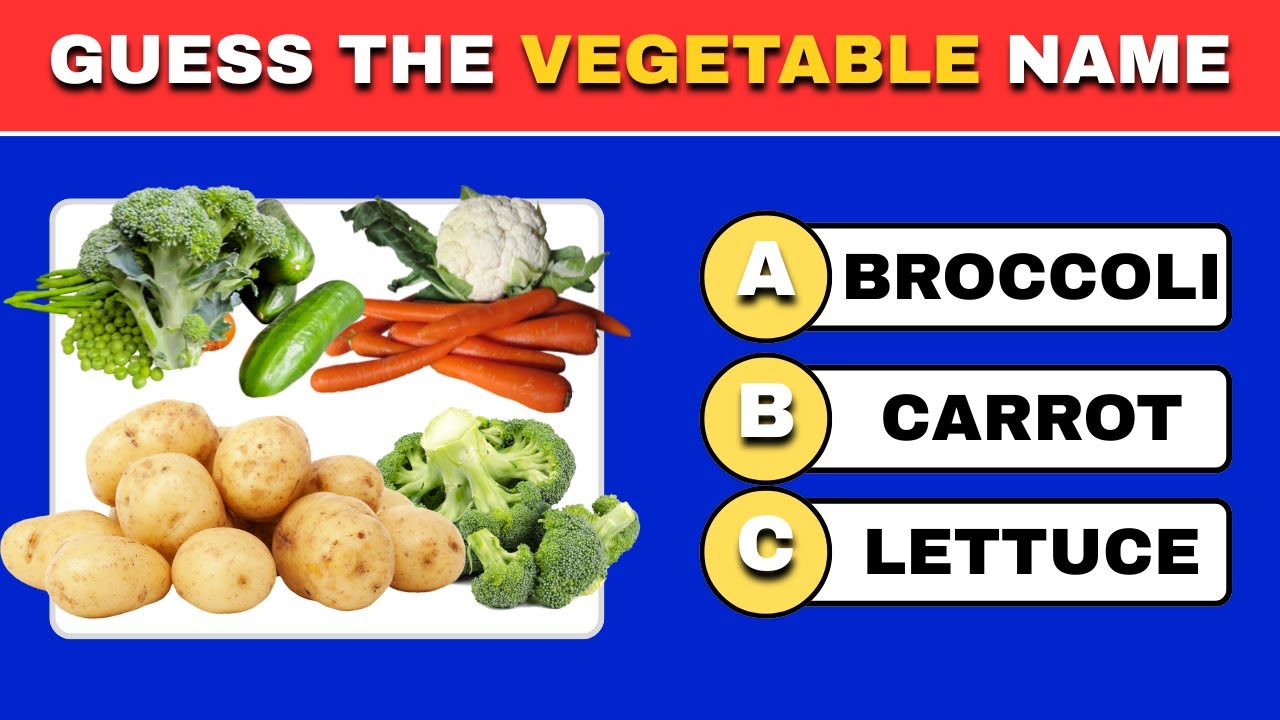 Guess Vegetable Edition 🥦🥔🫛| Vegetables Name in English |Vegetable Quiz ...