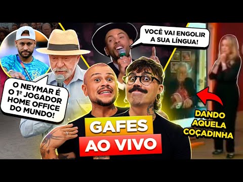 MICOS E GAFES EM REPORTAGENS AO VIVO #11 | Diva Depressão