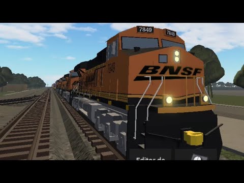 BNSF 7848 Leads Intermodal Nice K5LLA Tren Mas Poderoso de Roblox - YouTube