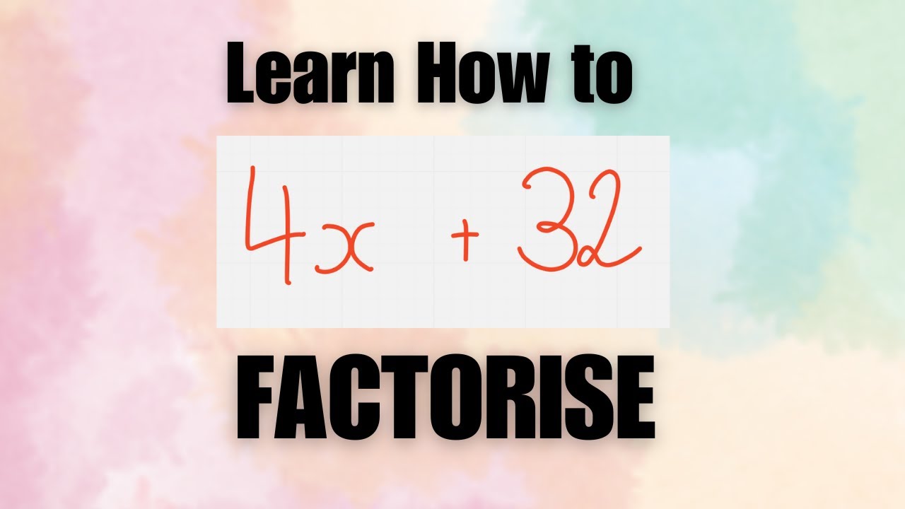 Maths How To Factorise maths uk YouTube Maths How To Factorise maths uk YouTube