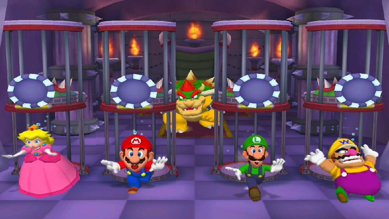 Mario Party 5 - All Bowser Minigames - YouTube