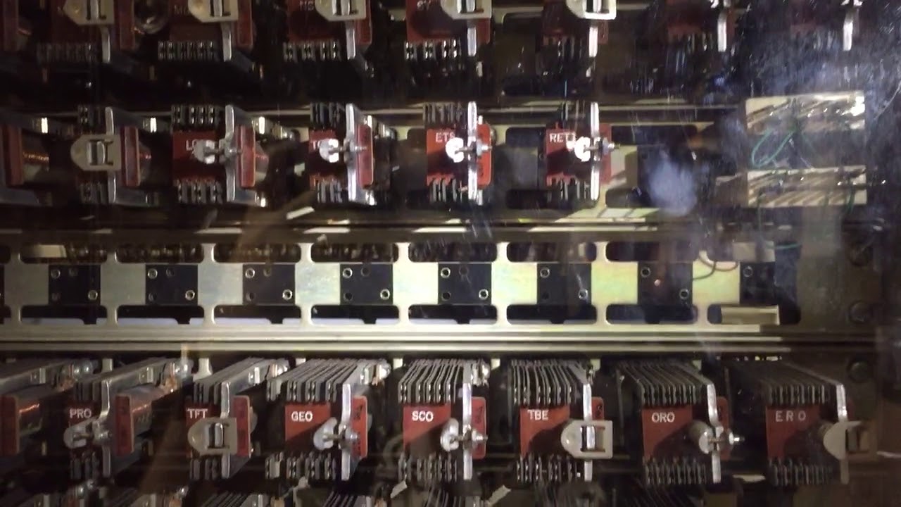 Crossbar Telephone System - YouTube