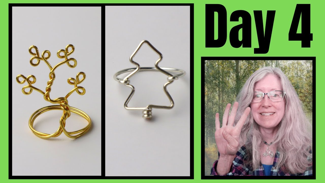 Wire Tree Rings // Day 4 of the 10 Day Wire Tree Making Challenge - YouTube
