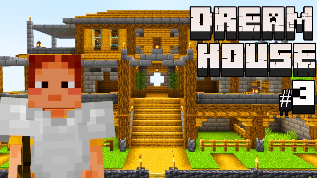 Building my DREAM HOUSE in Minecraft - YouTube