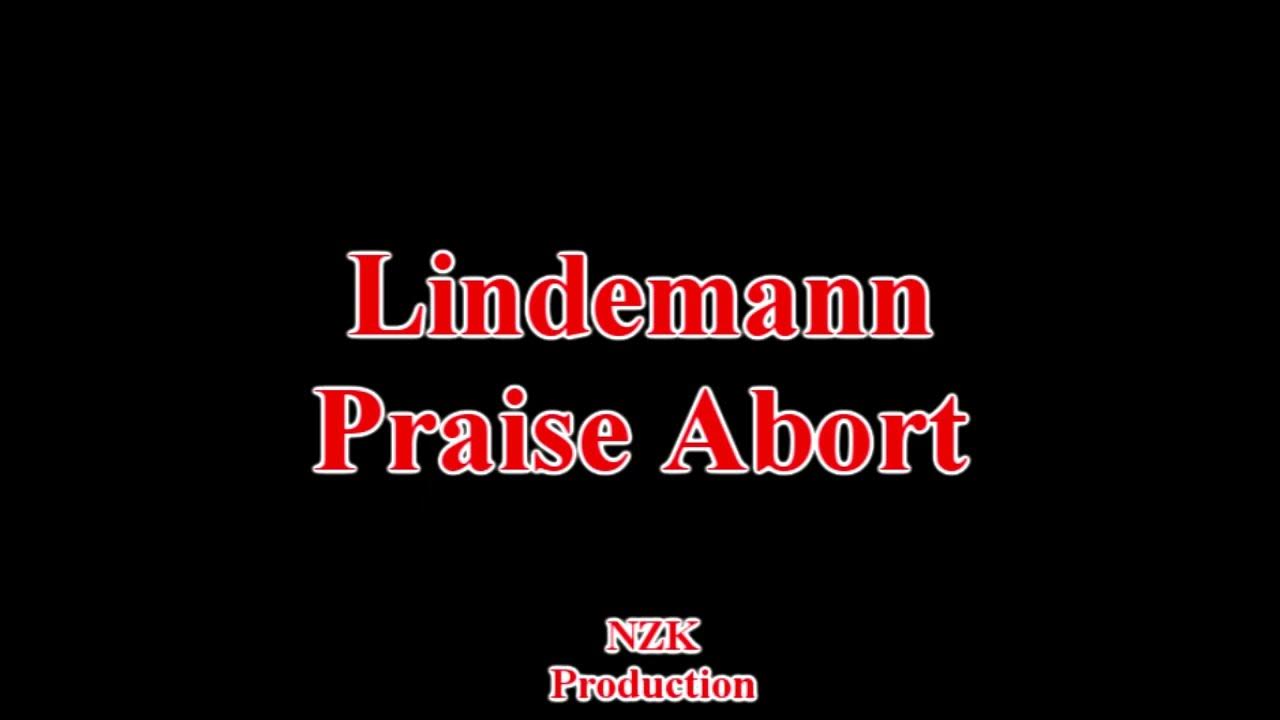 Lindemann - Praise Abort(Lyrics) - YouTube