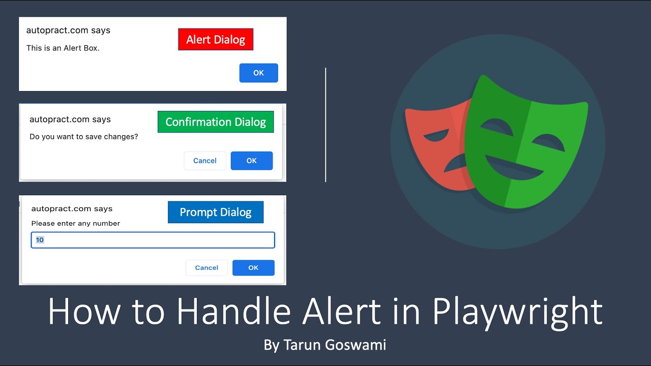 Playwright Handle Alert Youtube