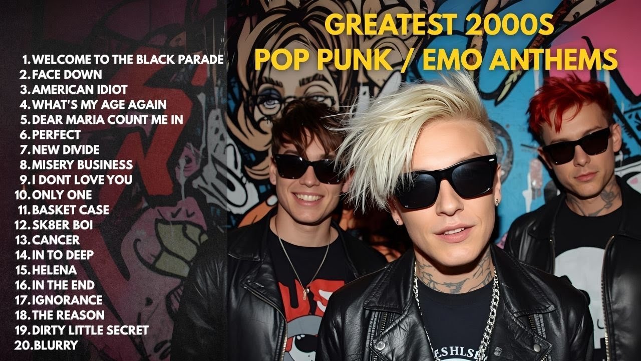 TOP 2000s POP PUNK / EMO ROCK TRACKS - YouTube
