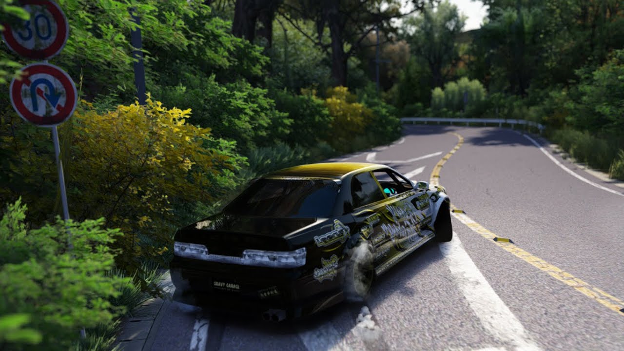 Street JZX100 MK II Drifting at Dousojin Touge 1990 | Assetto Corsa ...