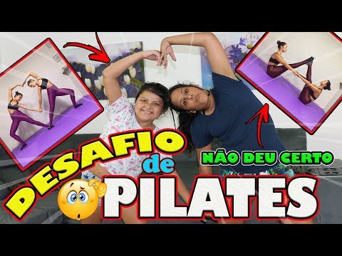 DESAFIO DE PILATES / YOGA - NÃO DEU - ERRO DE GRAVAÇÃO / PILATES / YOGA CHALLENGE - RECORDING ERROR