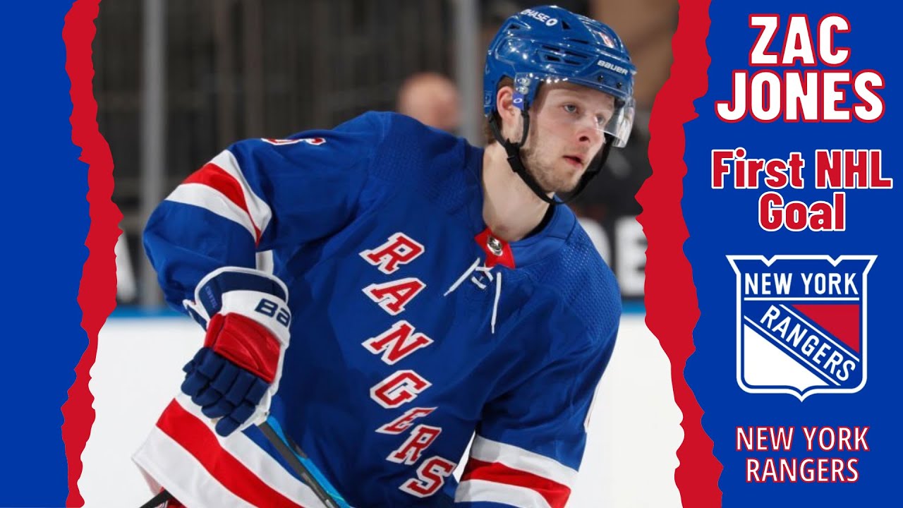 Zac Jones #6 (New York Rangers) first NHL goal Oct 29, 2022 - YouTube