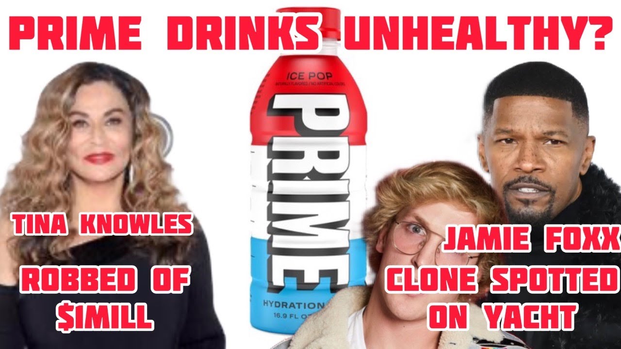 Jamie foxx clone spotted on yacht? Prime drinks unhealthy? Tina Knowles ...