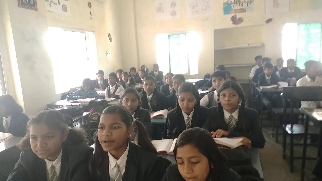 रवि रूद्र पितामह सरस्वती वंदना Ravi rudra pitamah Emrs students class ...