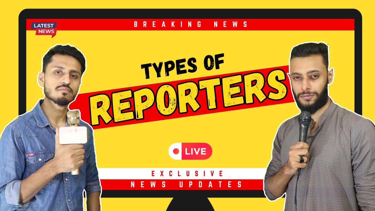 Types of Reporters | Bunny ki films | funny video - YouTube