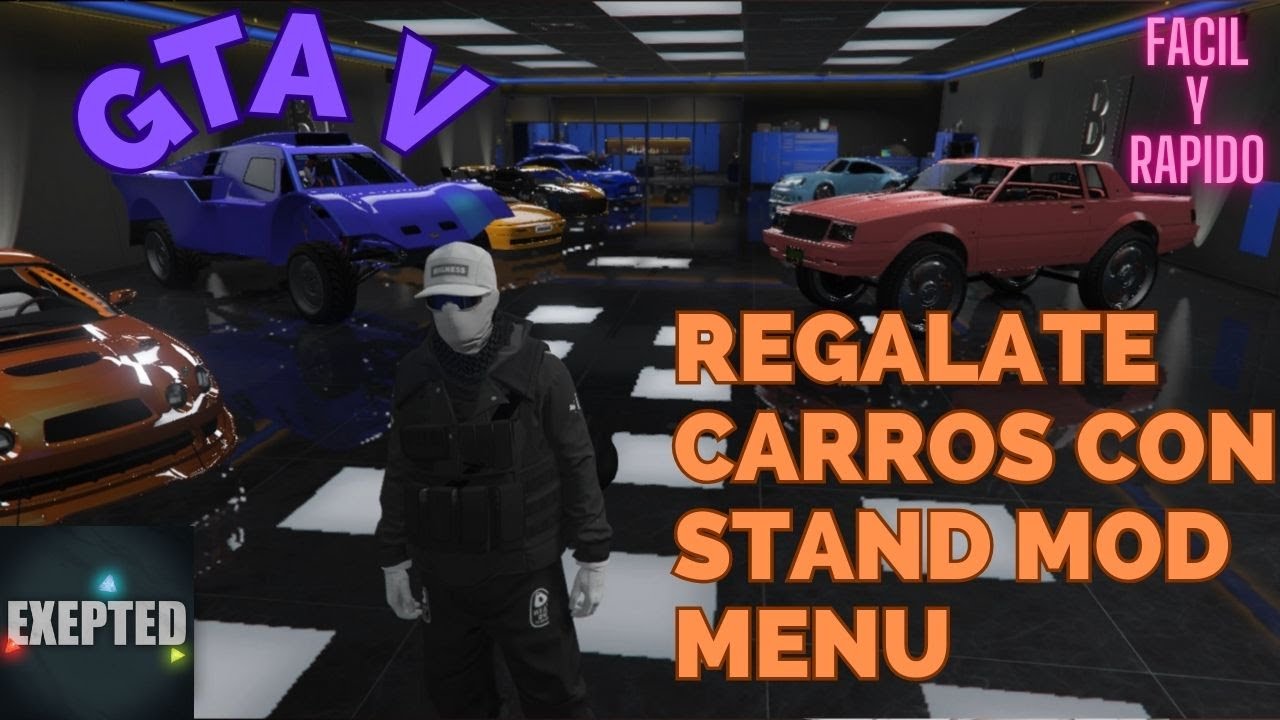 COMO REGALARTE CARROS CON STAND MOD MENU l GTA V l NUEVO METODO - YouTube