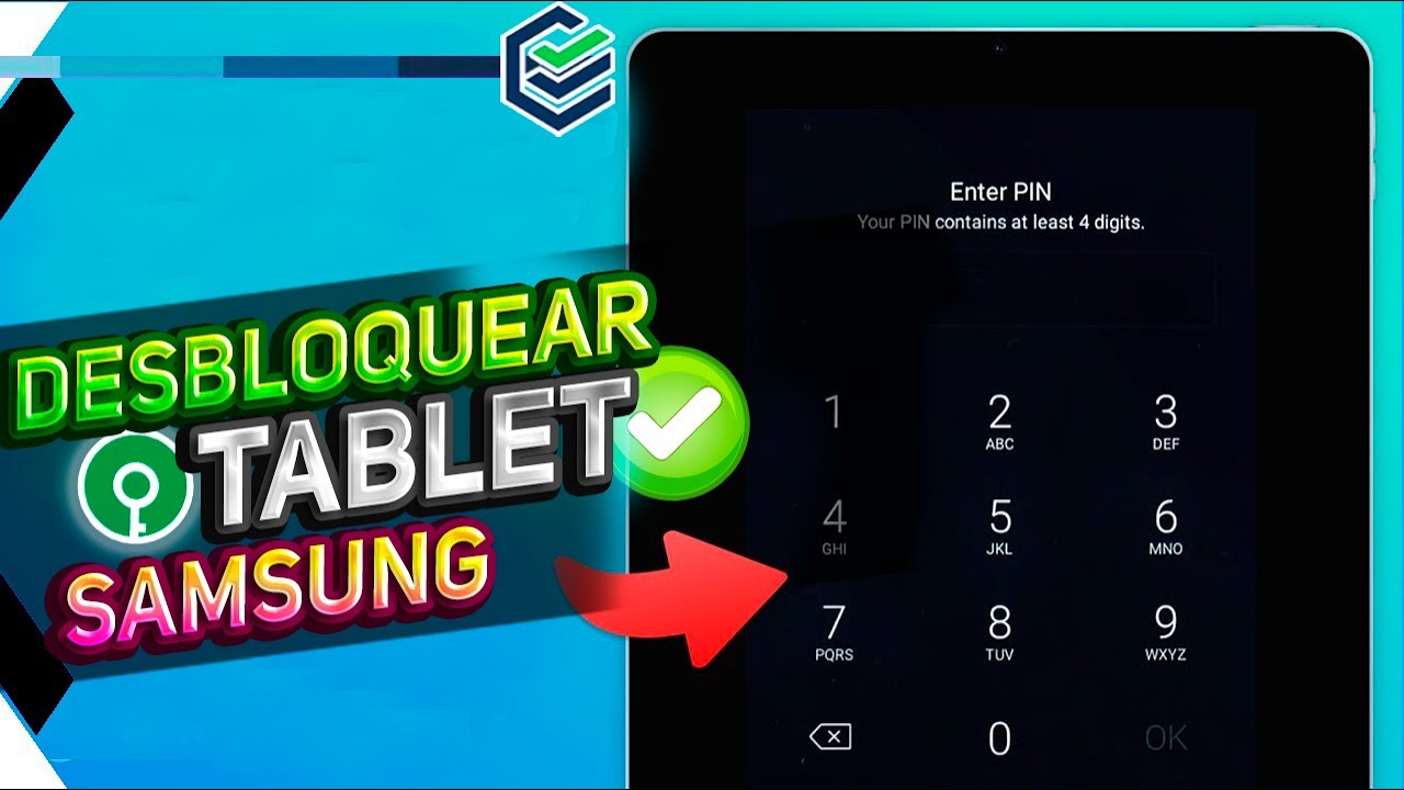 2025 Cómo Desbloquear Tablet Samsung con PIN [💡SIN BORRAR DATOS?] - YouTube