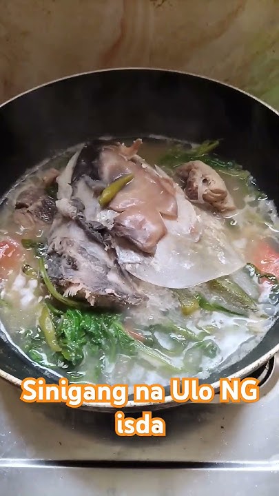 SINIGANG NA ULO NG ISDA #yummy - YouTube