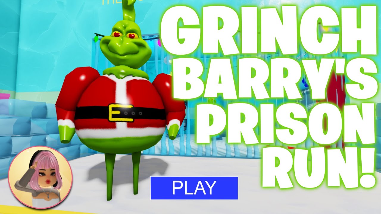 GRINCH BARRY'S PRISON RUN! (Roblox Obby) - YouTube