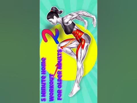 5 Minute Home Workout for a Better Butt Lift & Tone Exercises for Older Adults PART 2 - YouTube