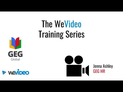 WeVideo Training Series- Using the Templates - YouTube