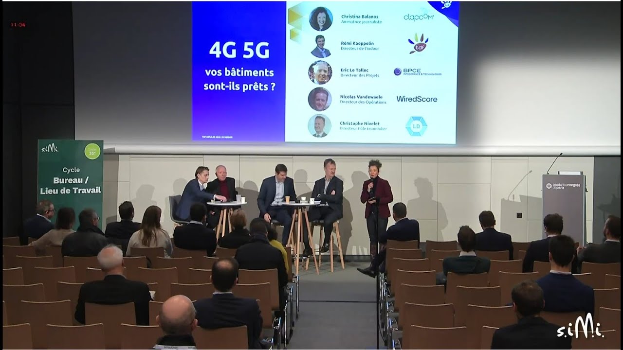 Conférence TDF SIMI 2022 - 4G 5G: vos bâtiments sont-ils prêts? - YouTube