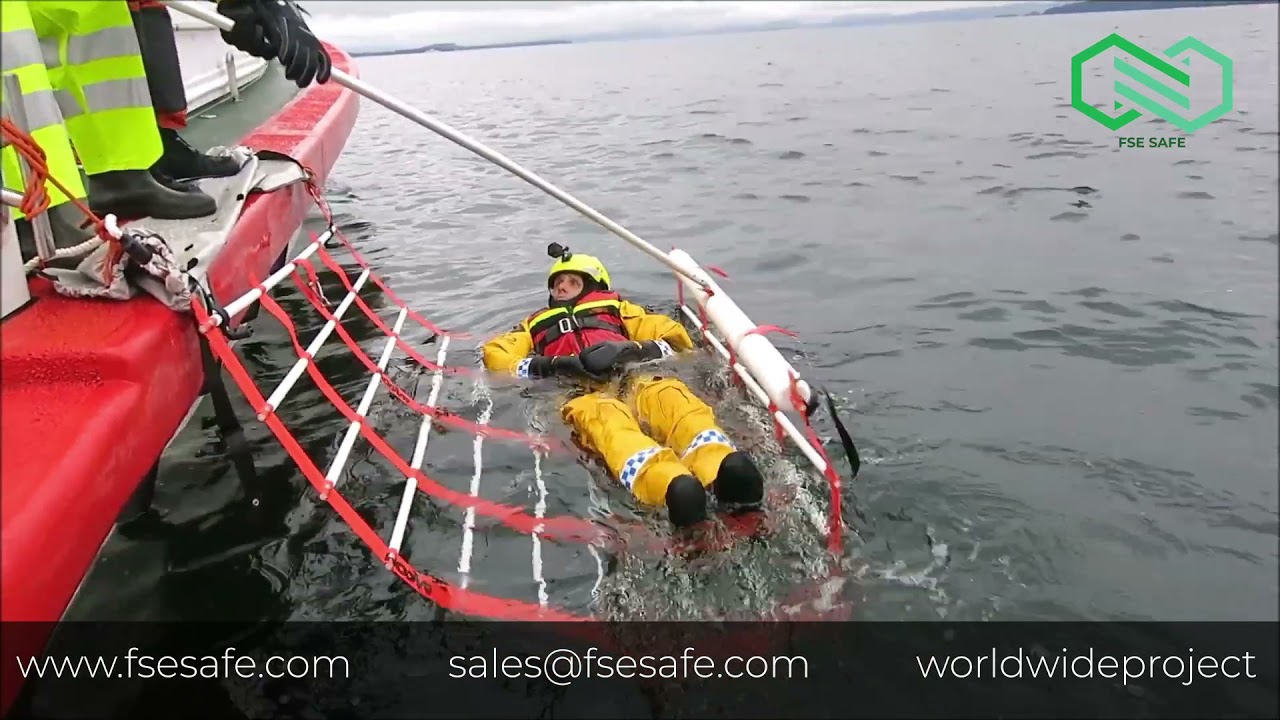 Dacon Rescue Cradle Frame: A Lifeline for Man Overboard Recovery - YouTube