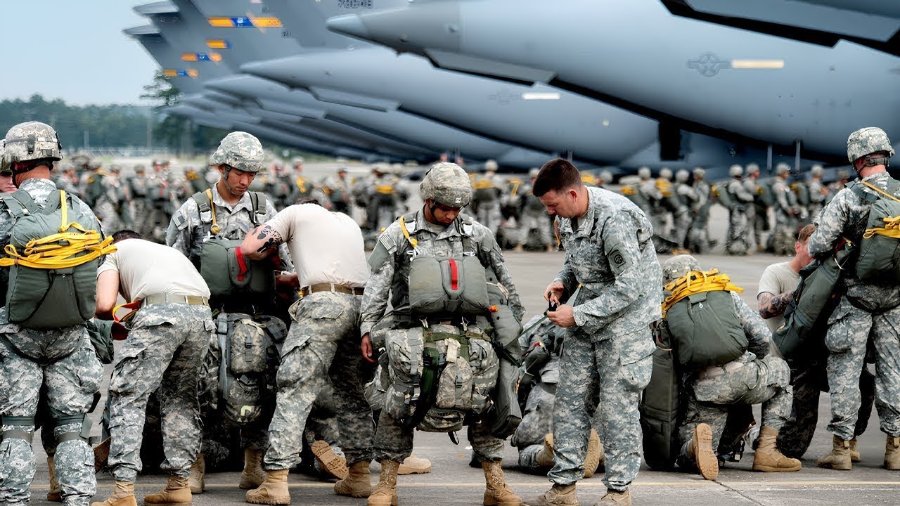 Venezuela Shocked! The US Army's 82nd Airborne Division Finally Deploys ...