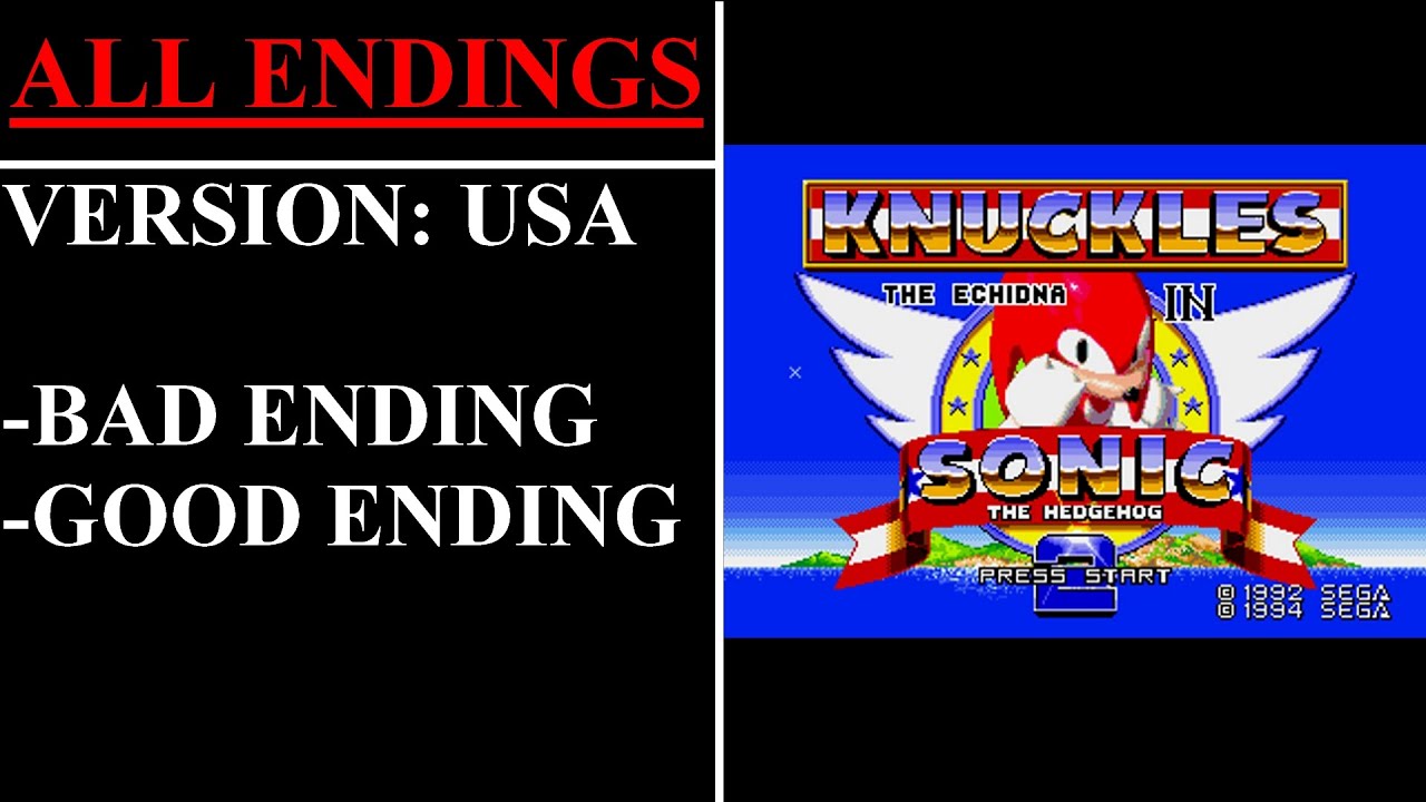 Knuckles the Echidna in Sonic the Hedgehog 2 [USA] (Sega Genesis ...