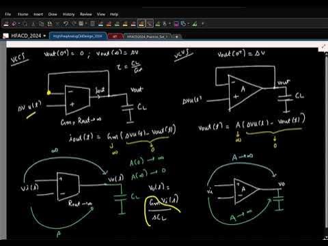 Lecture 5(b): Step response with a capacitive load: VCVS vs. VCCS - YouTube