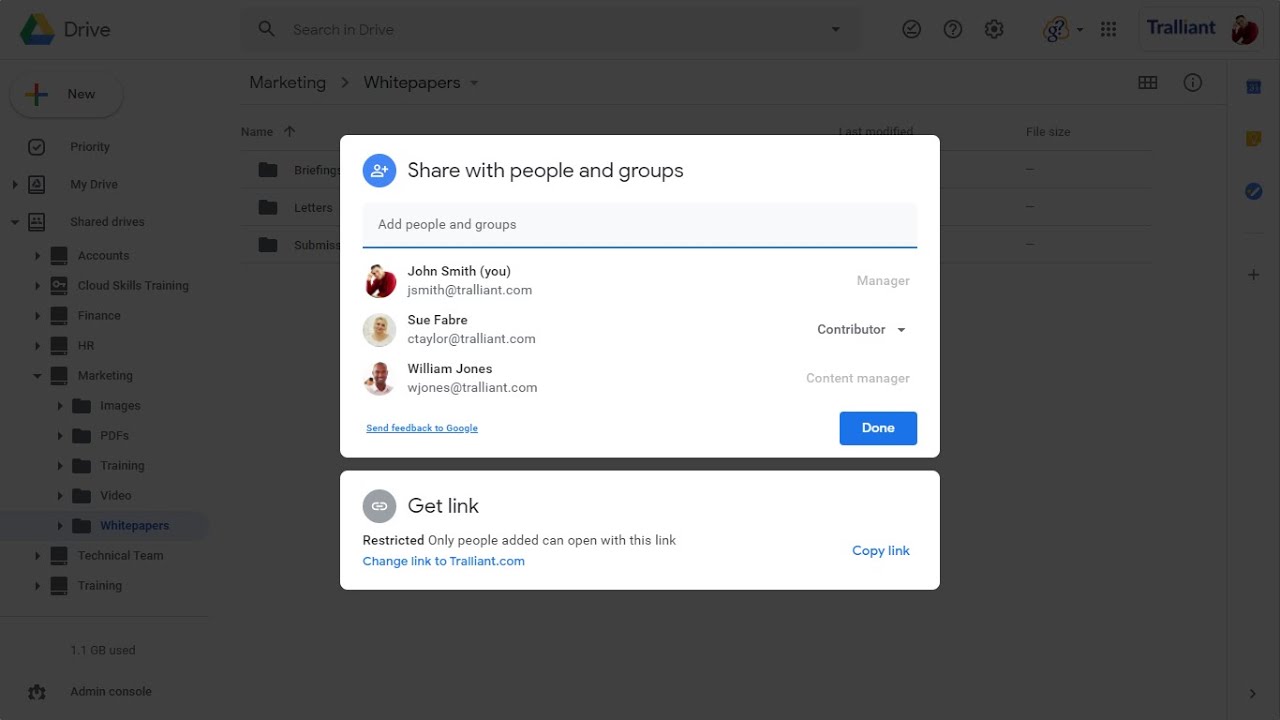 Folder sharing in Shared Drives - YouTube