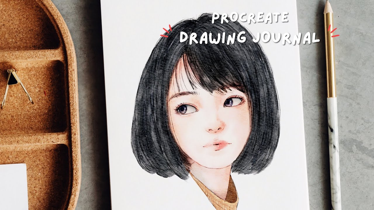 ðððððððð ììŽíšë ìì±í ìžë¬Œ ëë¡ì íë¡í¬ëЬììŽíž ëë¡ìì ë Procreate Drawing Journal
