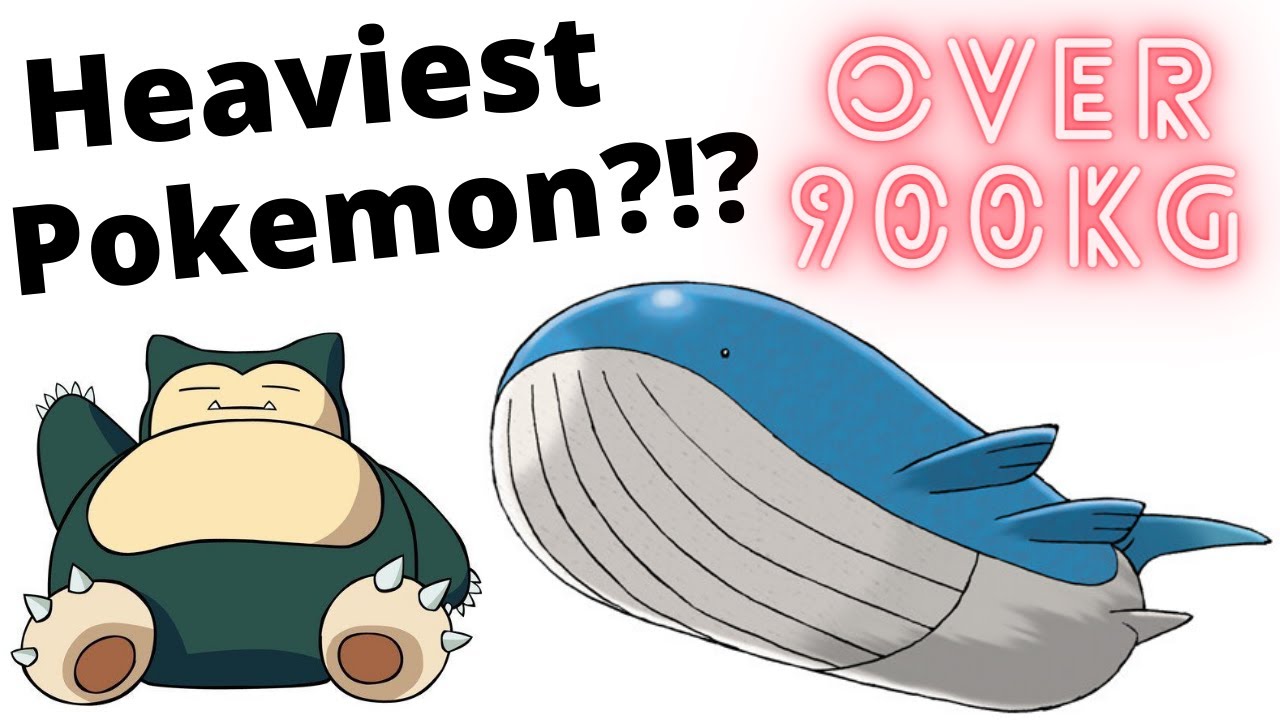 Top 10 Heaviest Pokemon Of All Time! (Generation 1 To Generation 8 ...