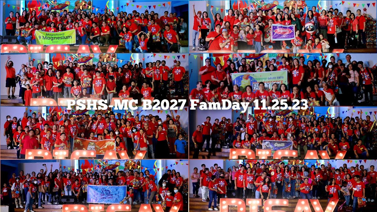 Pisay Main Campus | B2027 Family Day | November 25, 2023 - YouTube
