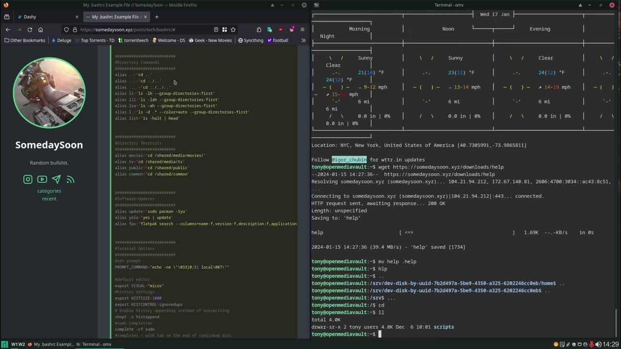 Faster and More Efficient Terminal - Aliases and Functions - .bashrc - YouTube