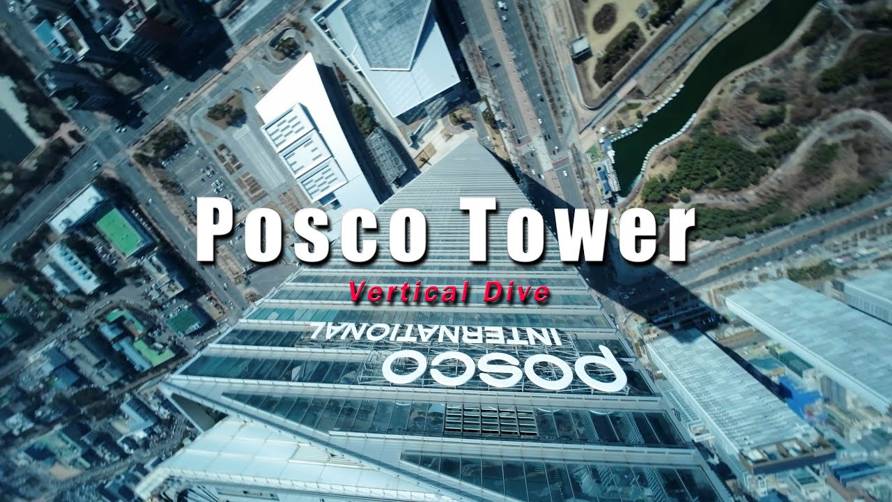 #172 FPV Drone Freestyle/POSCO TOWER/305M/Dive/포스코 타워/포스코 빌딩/다이브/송도/DJI ...