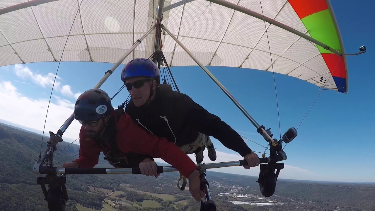 Joel Parris' Hang Gliding Flight! - YouTube