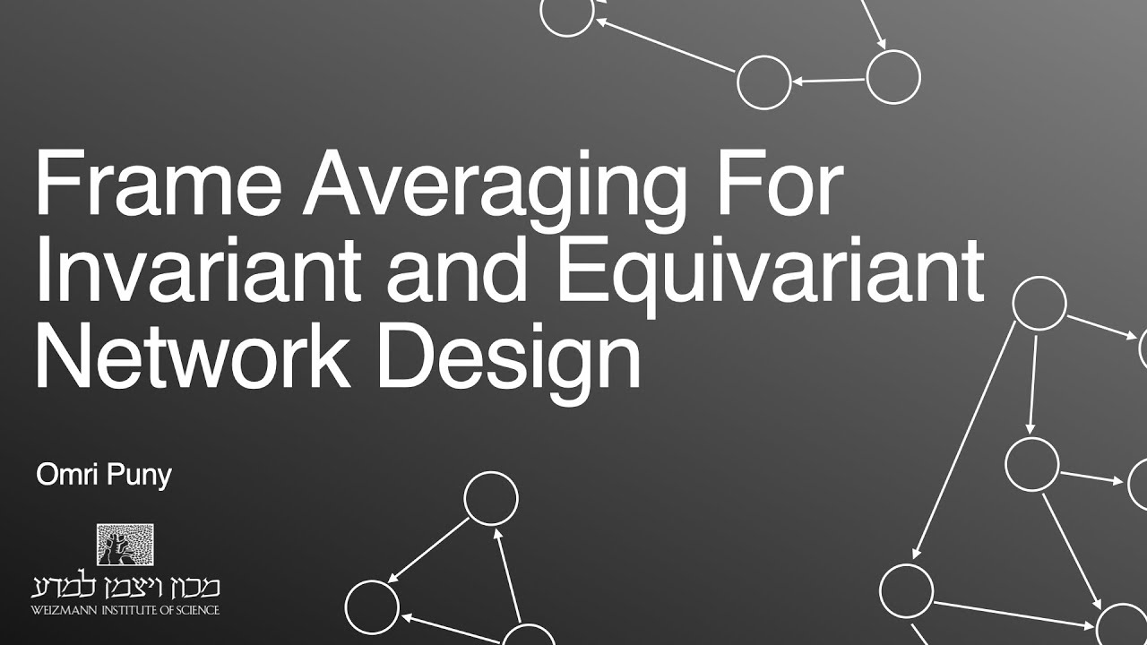 Frame Averaging for Invariant and Equivariant Network Design | Omri ...