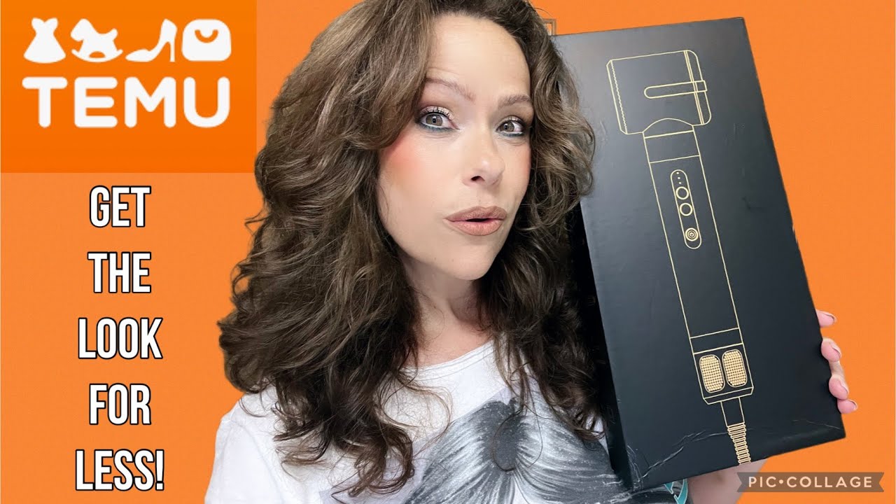 TEMU BEAUTY| 7 IN 1 HAIR TOOL| GET THE LOOK FOR LESS| A TUTORIAL! - YouTube