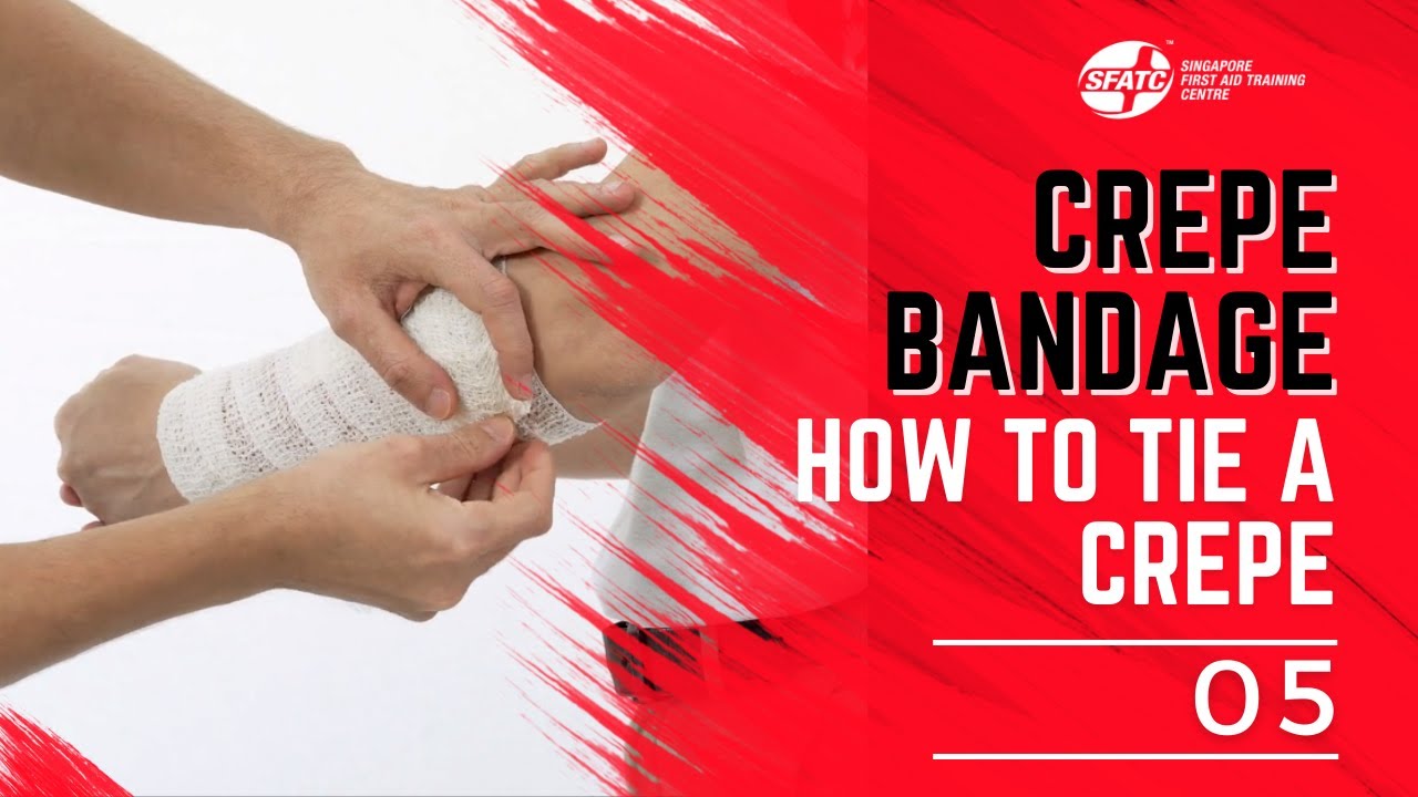 SG FIRST AID: CREPE BANDAGE 05 - YouTube