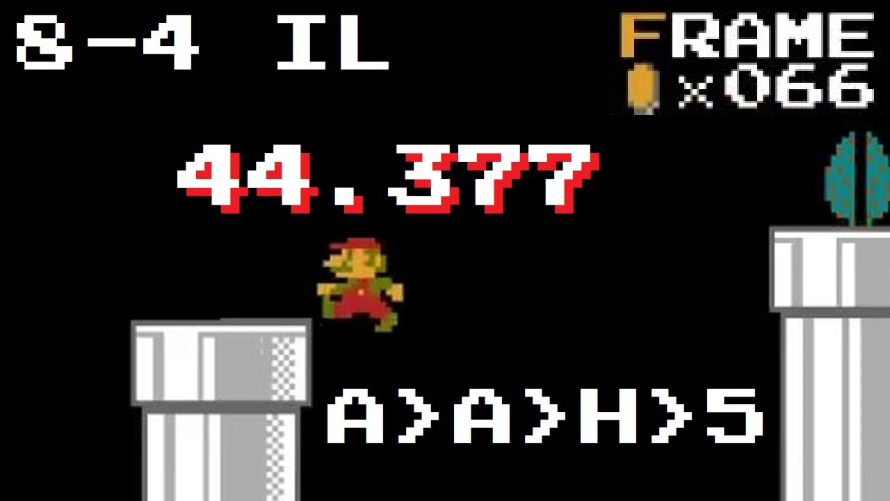 SMB1 8-4 IL Speedrun in 44.377 - YouTube