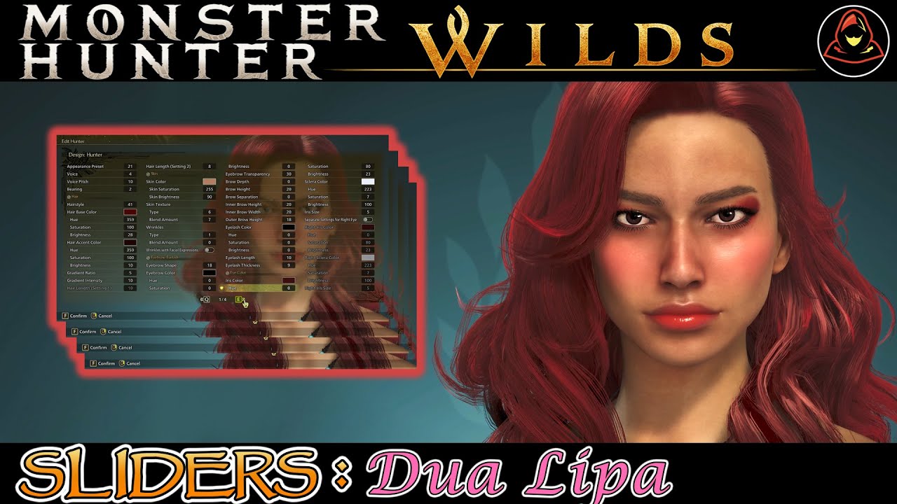 Monster Hunter Wilds | Character Creation Sliders: Dua Lipa - YouTube