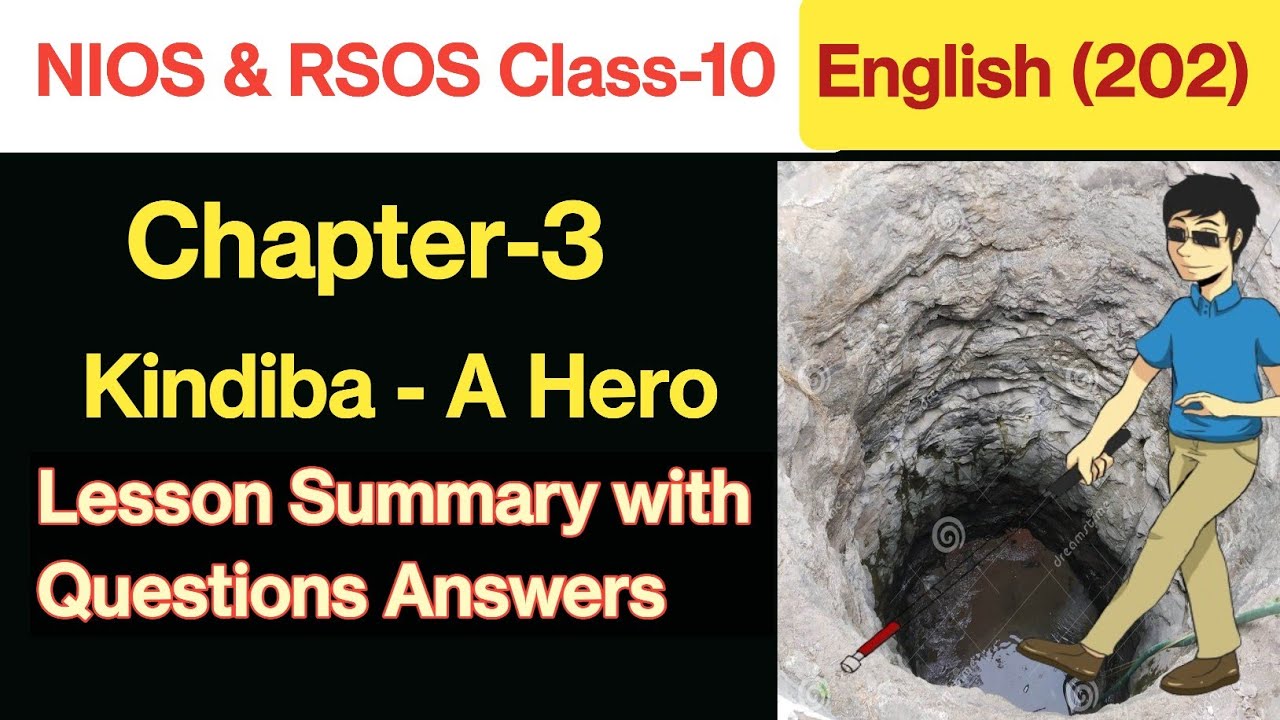 NIOS Class- 10 English Chapter - 3 Summary | nios class 10 English ...