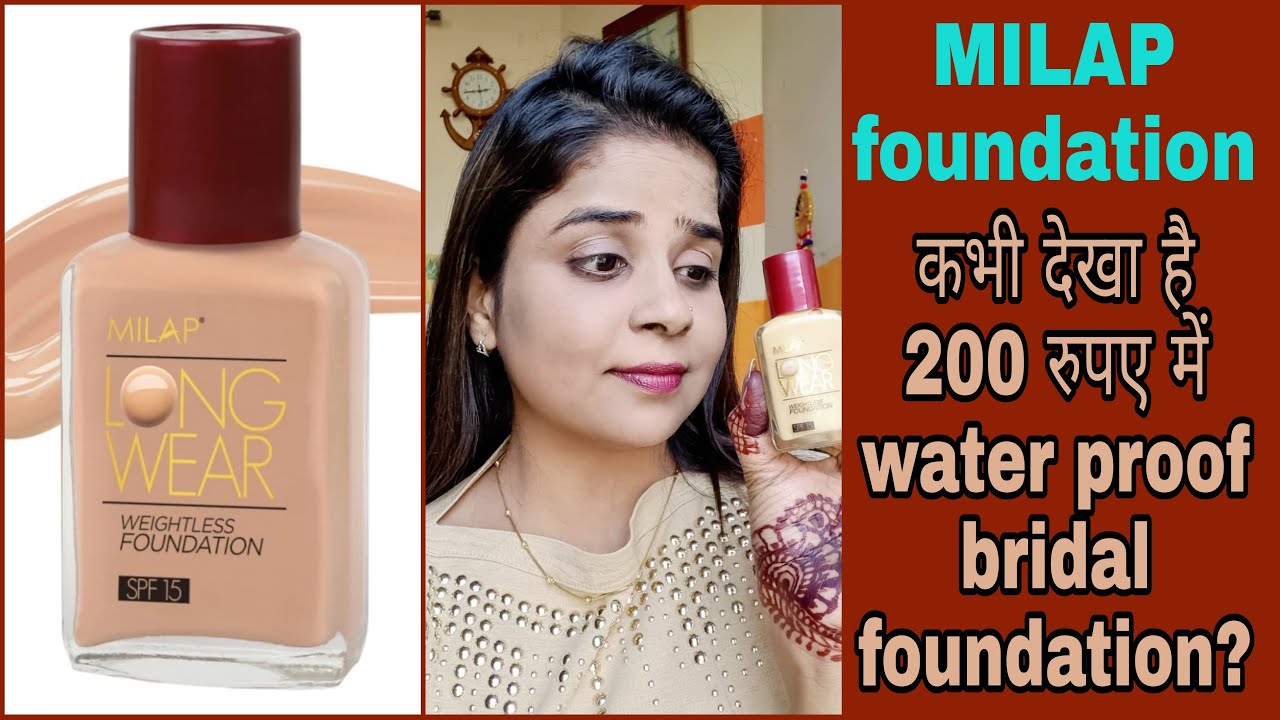 Milap Weightless Foundation, High Coverage Foundation, Matte Foundation ...